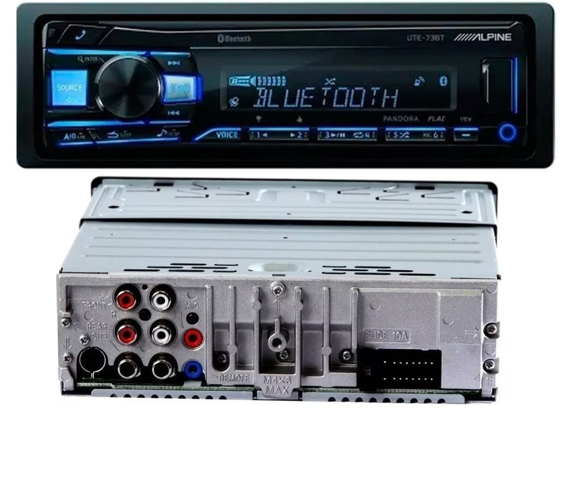 Autoestereo Alpine Bluetooth Multicolor Usb Mp3 Ute-73bt – ENRIQUE HDZ STORE